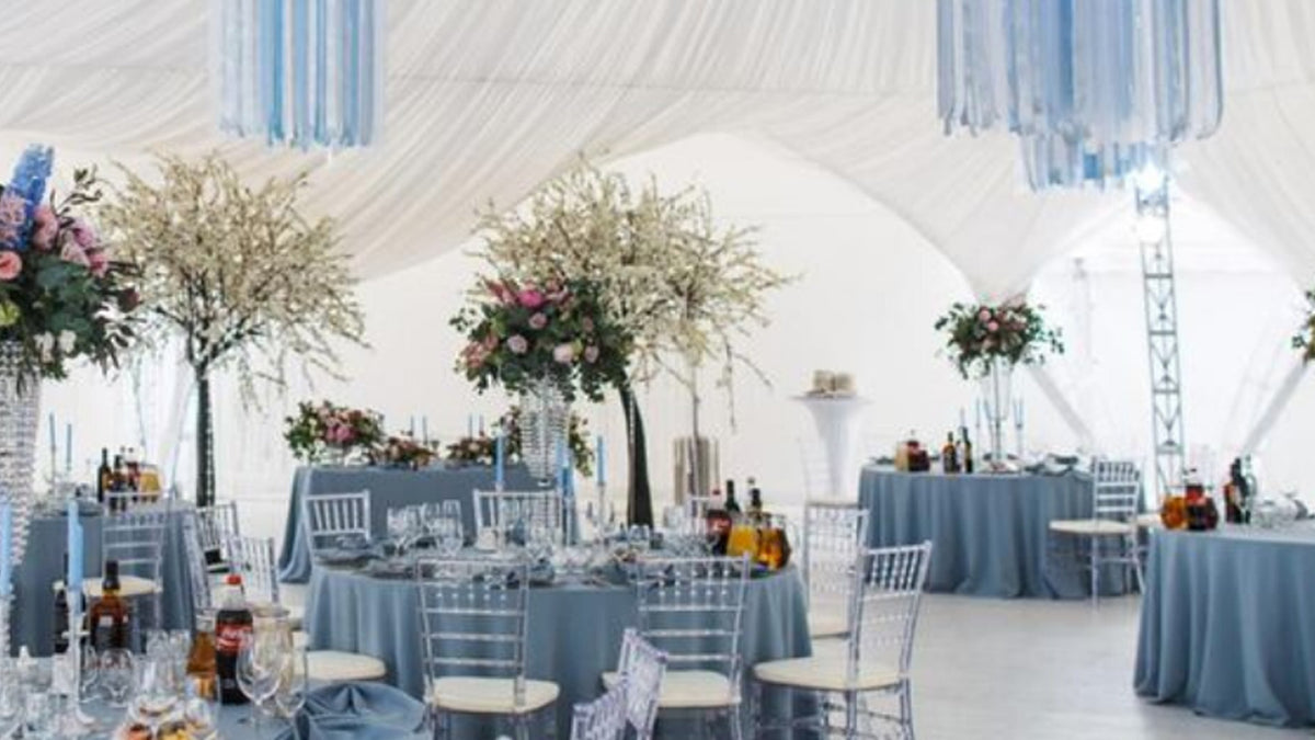 10 Stunning Dusty Blue Combos Party Palettes Mood Boards Balsa Circle ...