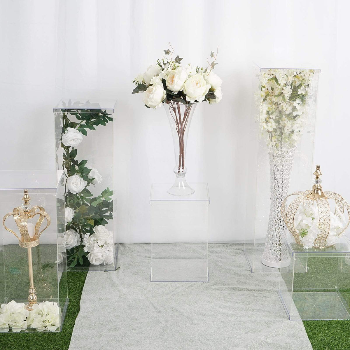 Acrylic Display Box Centerpiece with Lids – Balsa Circle, LLC