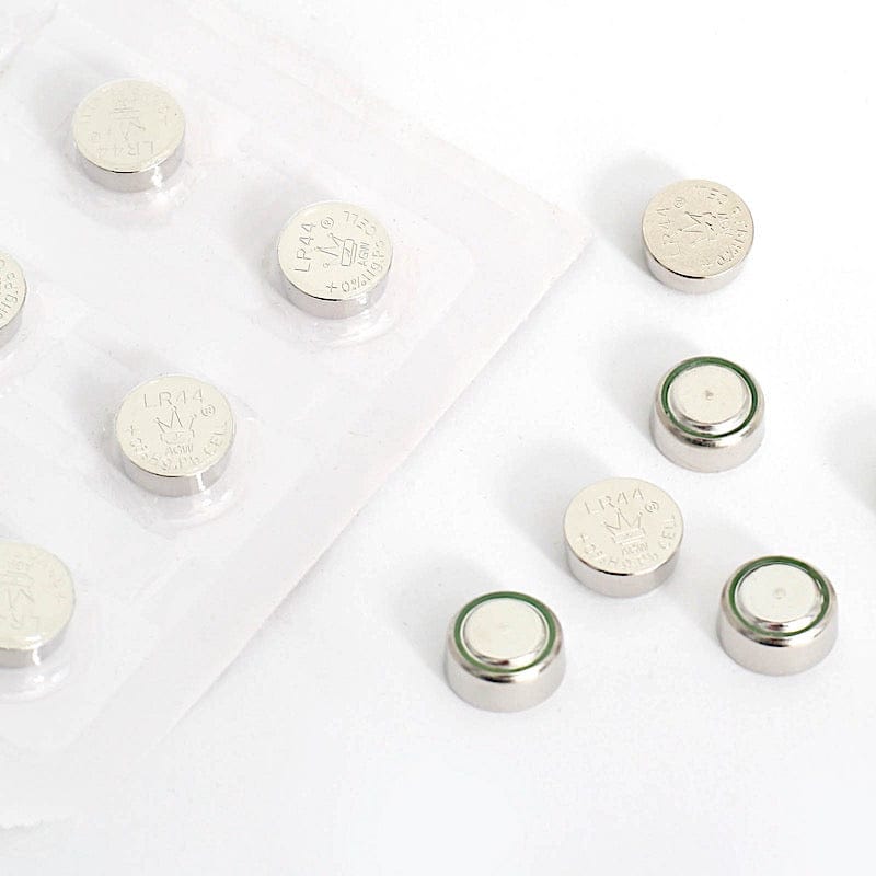 12 LR44 1.5V Alkaline Coin Cell Lithium Button LED Batteries – Balsa ...