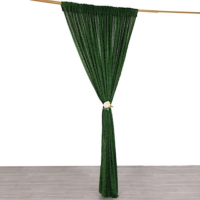 8x8 feet Shaggy Fringe Polyester Backdrop Curtain Panel – Balsa Circle, LLC