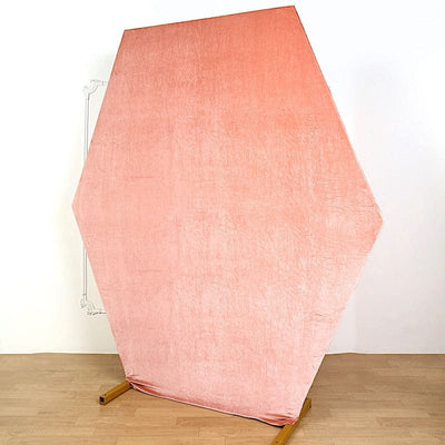 8 feet Fitted Velvet Hexagon Backdrop Stand Cover – Balsa Circle, LLC