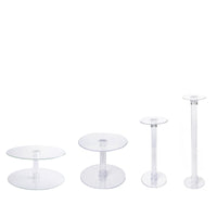 4 Tiers 16 Acrylic Cupcake Stand Set Balsa Circle Llc