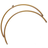 2 Gold Metal Round Hoops Standing Wreath Rings – Balsa Circle, LLC