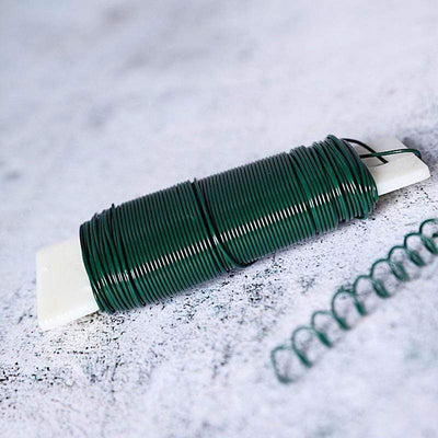 20 Gauge Green 76 yards Floral Craft Paddle Wire – Balsa Circle, LLC