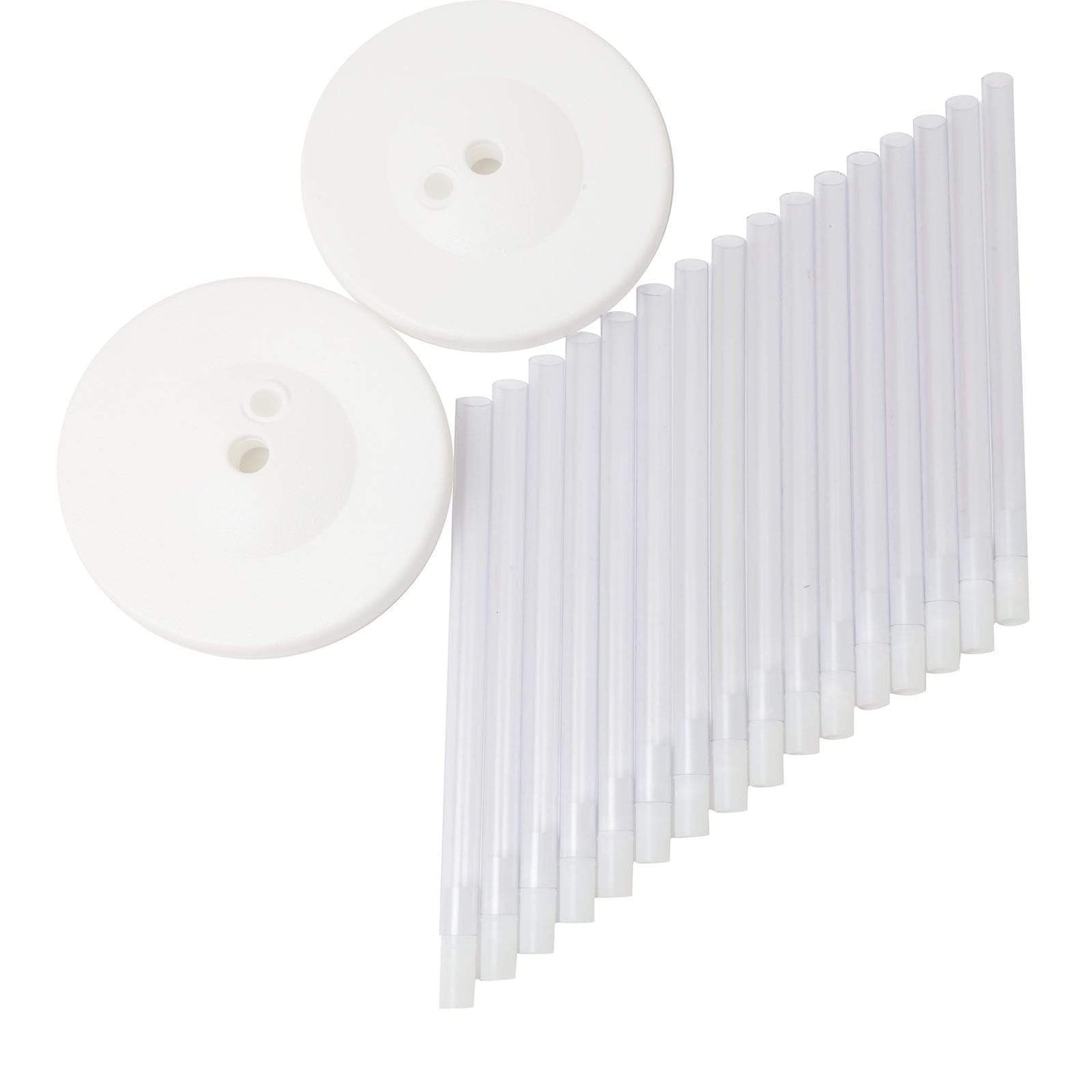 2 pcs 8 ft White Balloon Columns Stands Kit Set – Balsa Circle, LLC