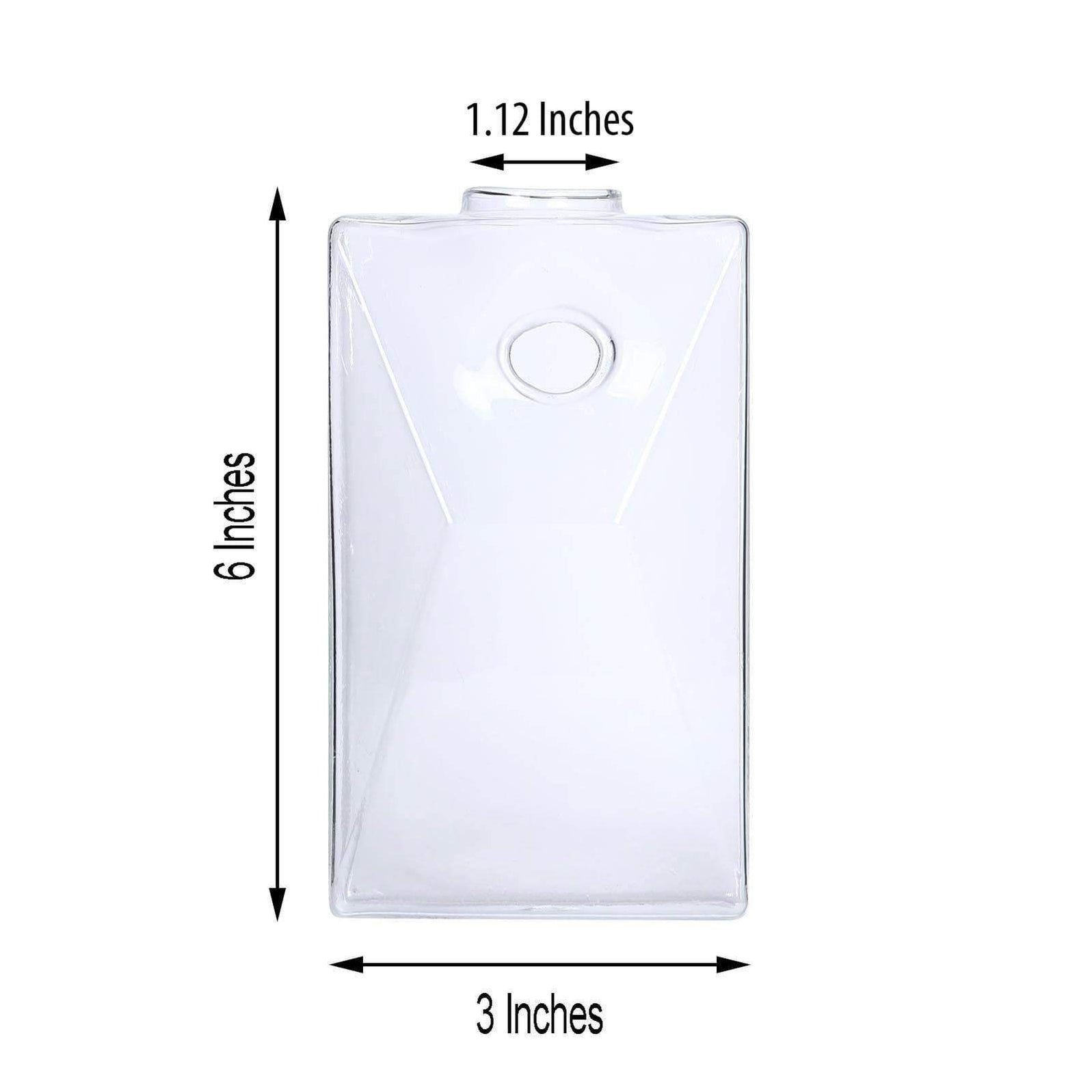 3 Clear Trapezoid Glass Wall Hanging Terrariums Vases – Balsa Circle, LLC