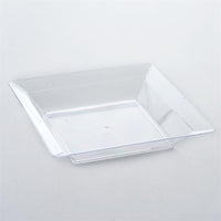 12 pcs 4" Disposable Clear Square Plastic Plates – Balsa Circle, LLC