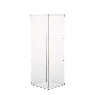 32 in tall Acrylic Display Box Centerpiece Pedestal Riser Column ...
