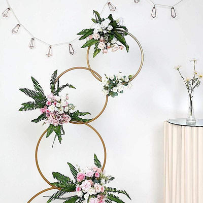 Metal Hoops Pillar Stand Backdrop Decoration – Balsa Circle, LLC