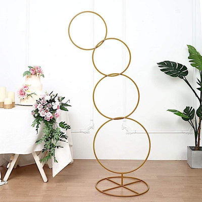 Metal Hoops Pillar Stand Backdrop Decoration – Balsa Circle, LLC
