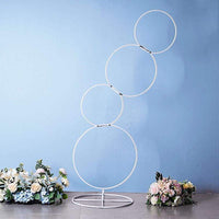 Metal Hoops Pillar Stand Backdrop Decoration – Balsa Circle, LLC