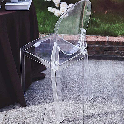 36 in tall Clear Plastic Transparent Chair – Balsa Circle, LLC