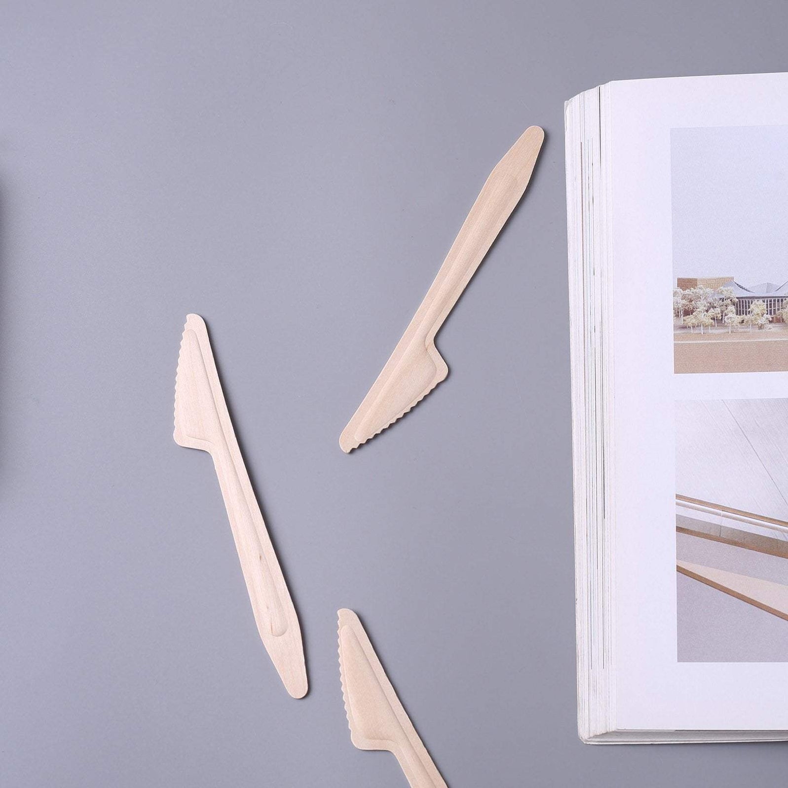 100 pcs 6.5" Natural Birch Wooden Knives – Balsa Circle, LLC